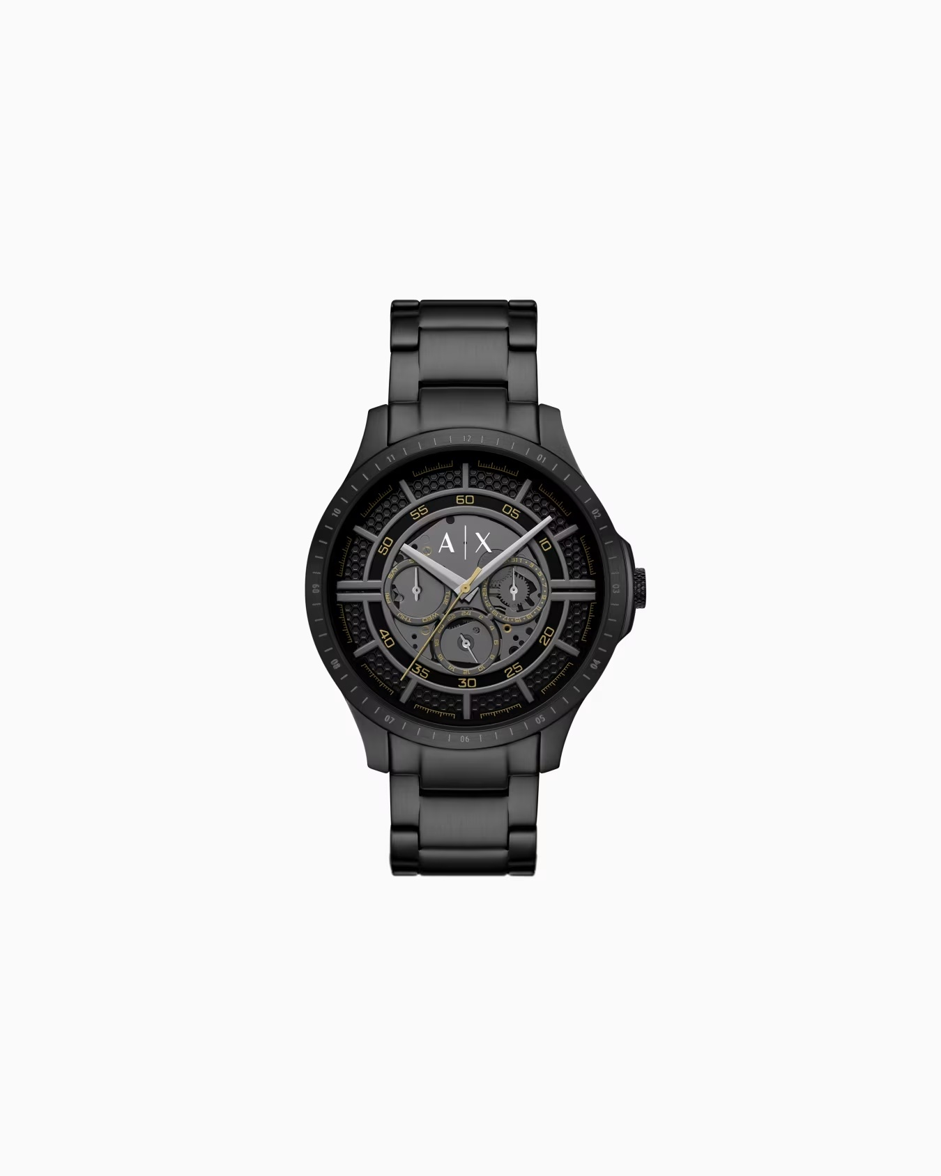 Armani Exchange Multifunction Black Stainless Steel Watch - Armani